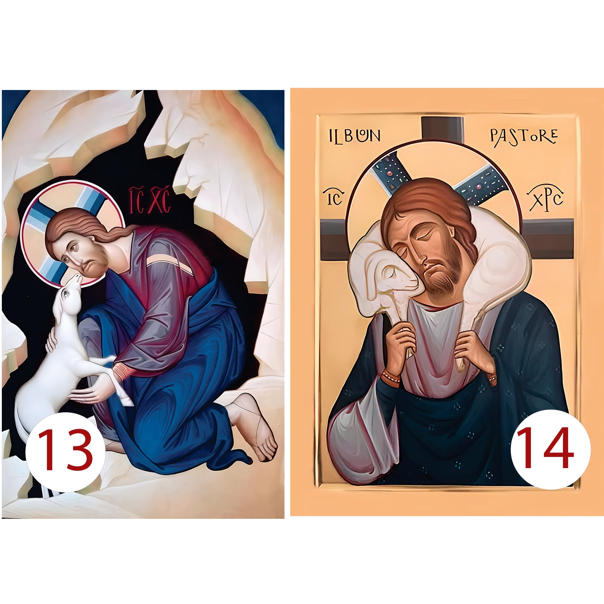 I Am the Good Shepherd Stickers Icon of the Good Shepherd - Etsy