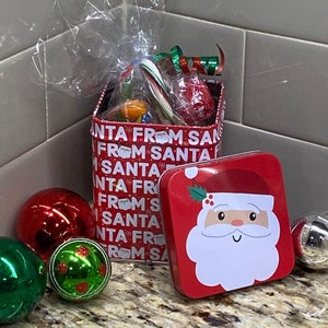 Small Christmas Candy Pail/candy Bucket/candy Pail - Etsy UK