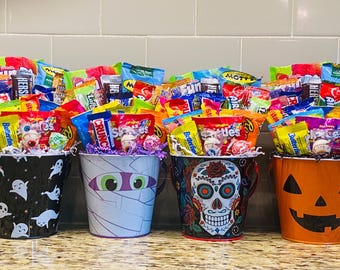 Halloween Candy Bucket, Halloween Candy Gift, Halloween for Kids ...