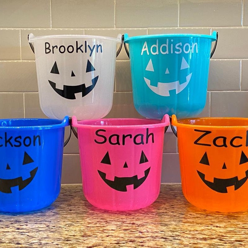 Halloween Bucket - Etsy