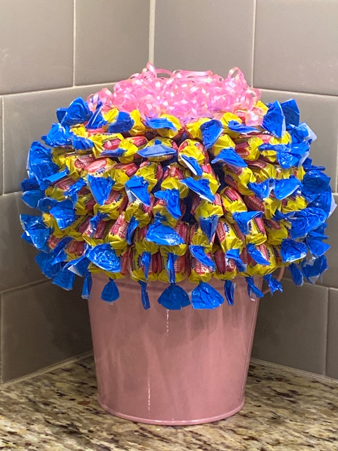 Double Bubble Bouquet/gum Bouquet/happy Birthday Bouquet - Etsy