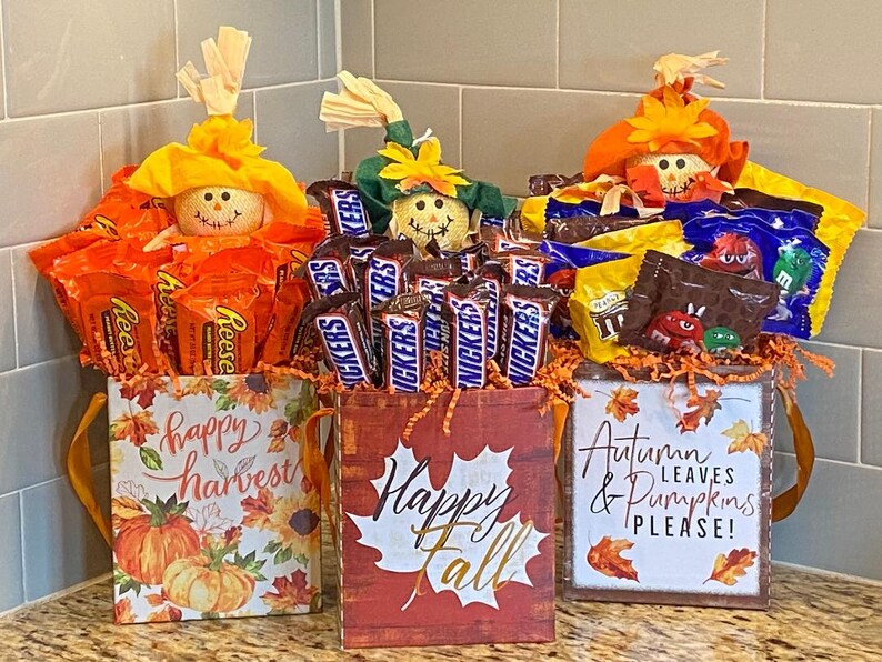 Fall Candy Bouquets / Fall Gifts/ Candy Bouquet - Etsy