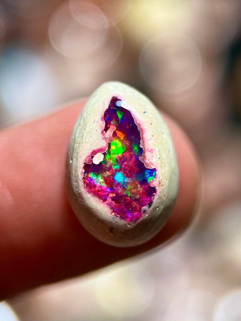 Fabled and Elusive Natural Hot Pink Cantera Fire Opal in - Etsy