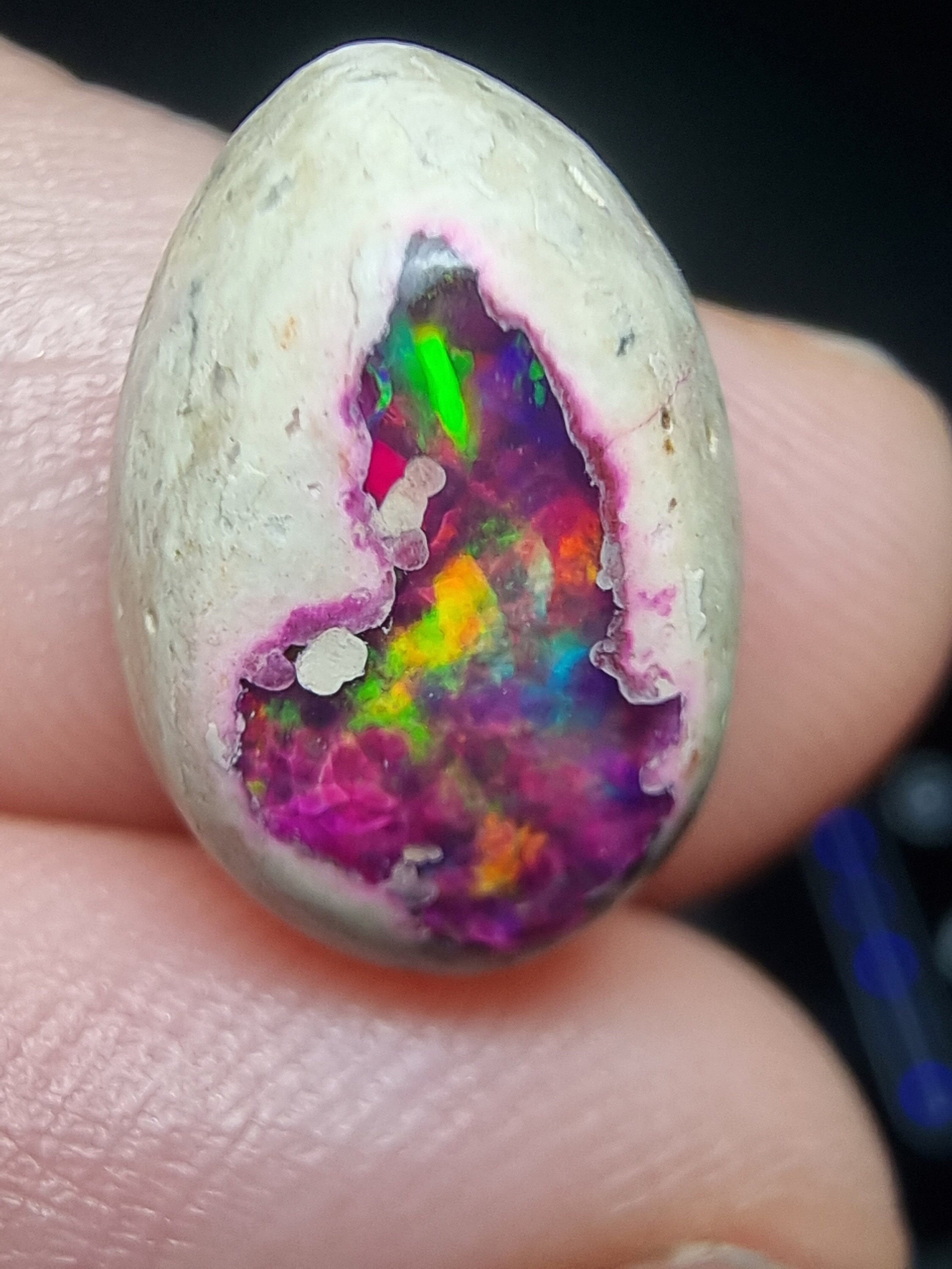 Fabled and Elusive Natural Hot Pink Cantera Fire Opal in - Etsy