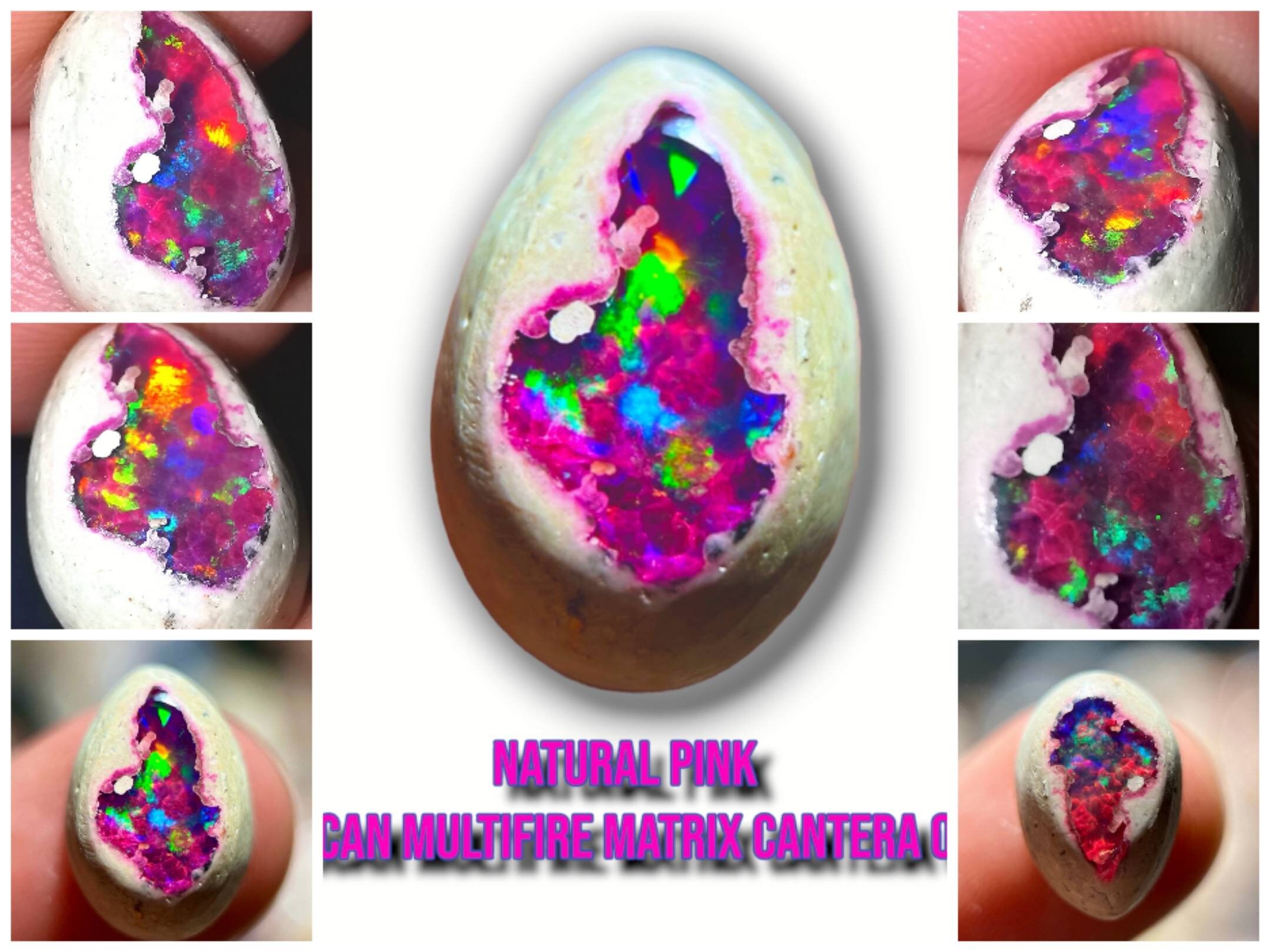 Fabled and Elusive Natural Hot Pink Cantera Fire Opal in - Etsy