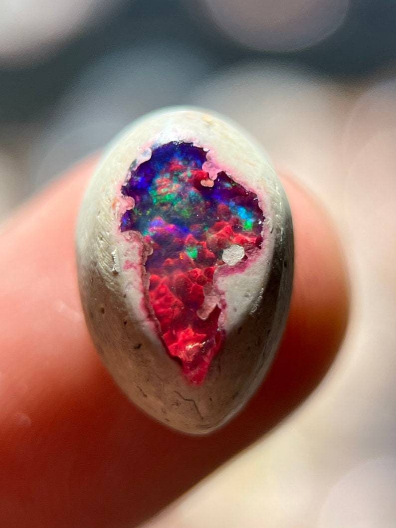 Fabled and Elusive Natural Hot Pink Cantera Fire Opal in - Etsy