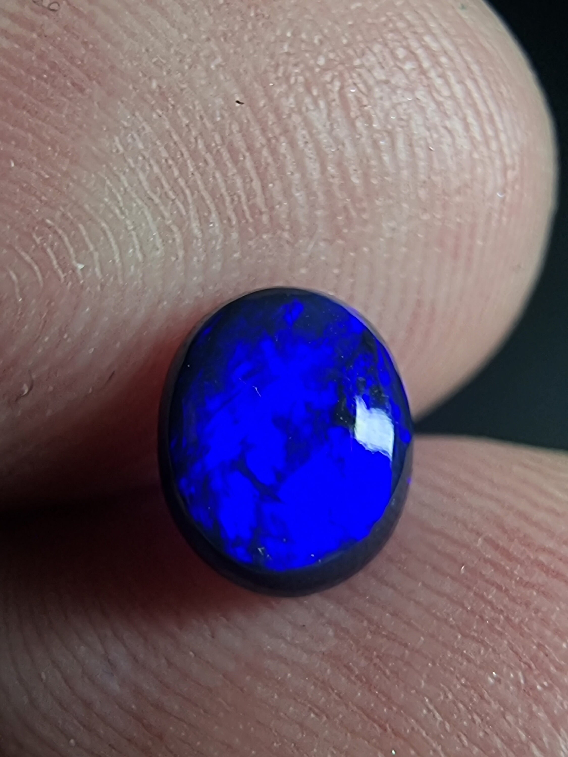 Vivid Midnight Blue Lightning Ridge Black Opal - Etsy