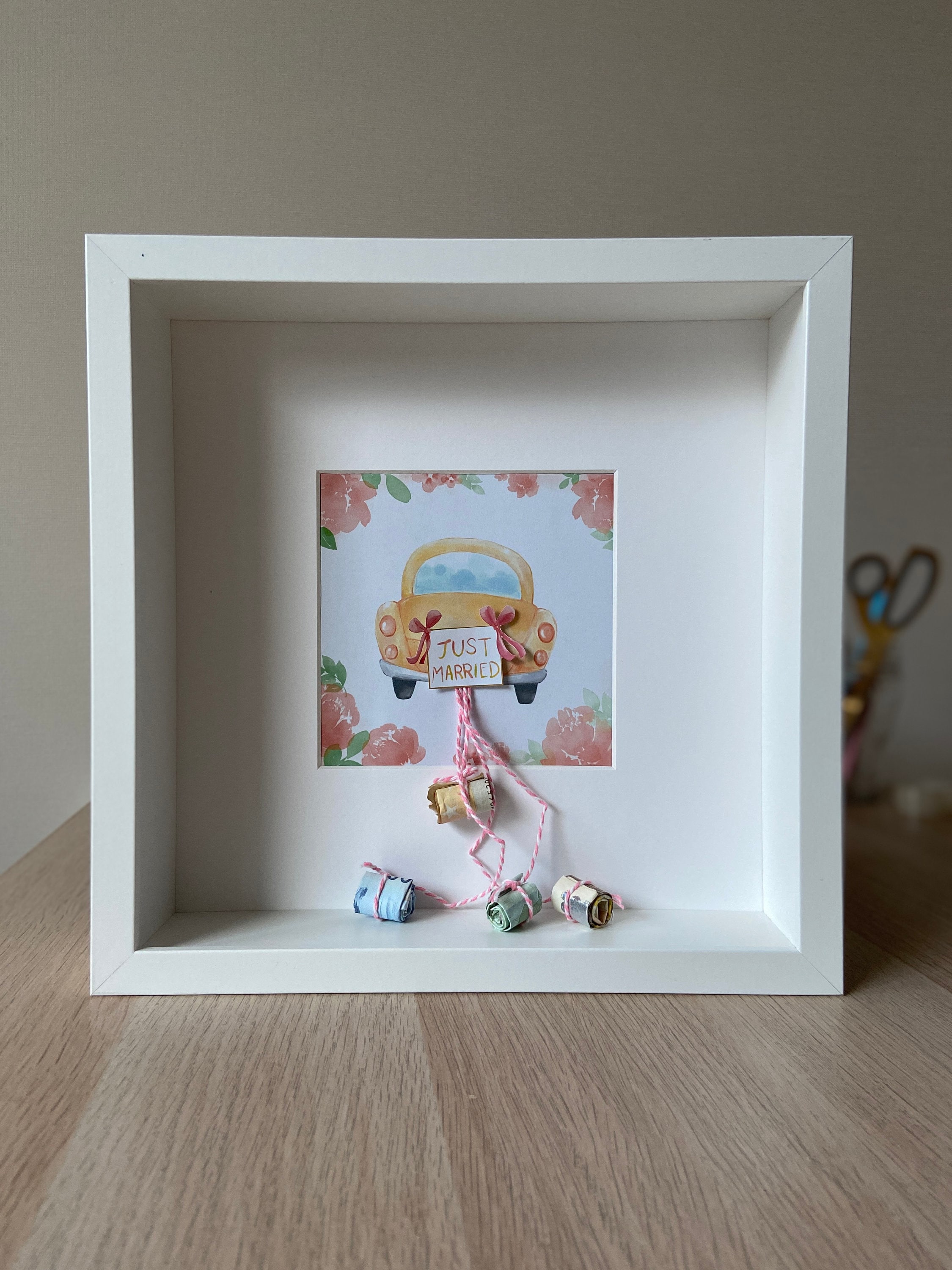 Geldgeschenk zur Hochzeit - Auto mit Geld als Dosen - zum selber ...