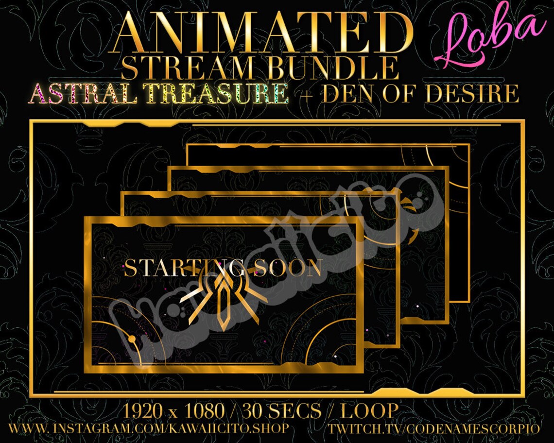 Apex Legends Loba Astral Treasure Den of Desire Inspired Stream Bundle ...