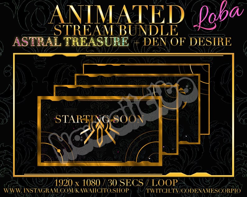 Apex Legends Loba Astral Treasure + Den of Desire Inspired Stream ...