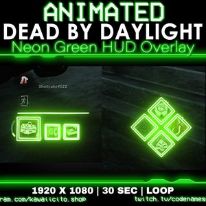 Neon Green Dead by Daylight HUD Overlay - Etsy