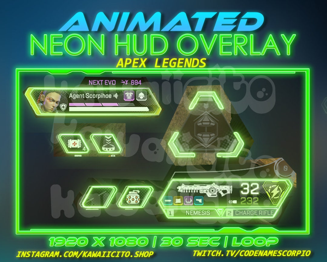Neon Green | Apex Legends HUD Overlay - Etsy