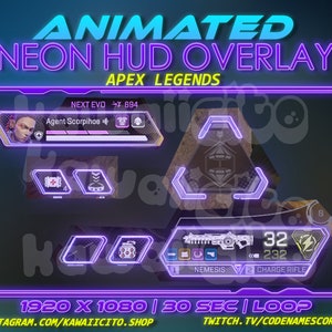 Neon Purple | Apex Legends HUD Overlay - Etsy
