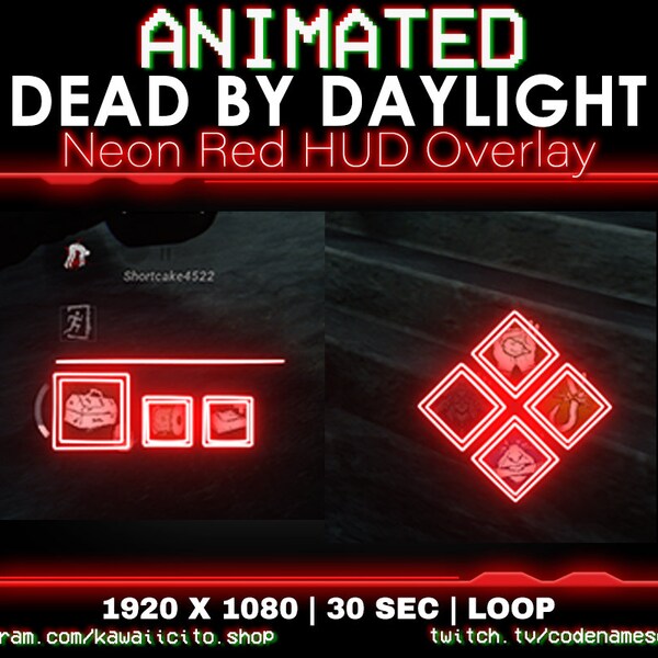 Dead by Daylight Overlay - Etsy