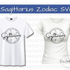 Sagittarius Zodiac Traits SVG PNG, Astrology Cut Files, Sagittarius Svg ...