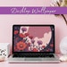 Purple Desktop Wallpapers Bundle, Floral Desktop Wallpapers, Computer ...