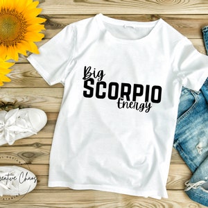 Big Scorpio Energy SVG PNG, Astrology Scorpio Cut Files, Scorpio Svg ...