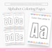 Alphabet Coloring Pages, Printable Preschool Worksheets, Kids Pre-k ...