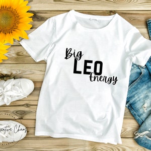 Big Leo Energy SVG PNG, Astrology Leo Cut Files, Leo Svg Png, Zodiac ...