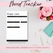 Printable Recipe Card Template, Blank Cooking Journal, Meal Planner ...