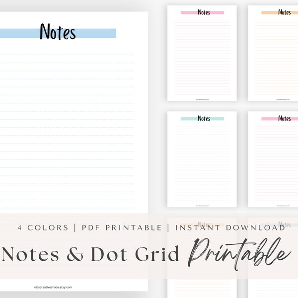 Onenote Dot Grid - Etsy
