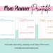 Printable Mom Planner BUNDLE | Daily, Weekly, Monthly & More | DIY ...