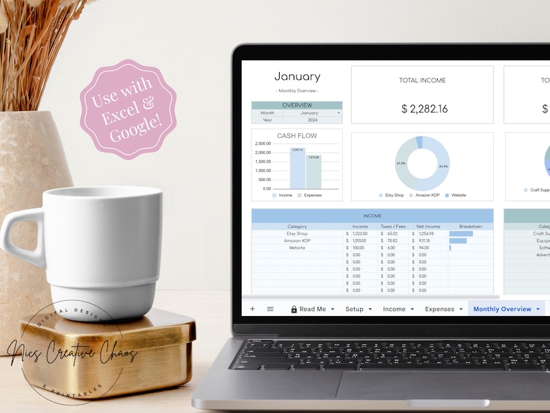 Ultimate Bookkeeping Spreadsheet, Google Sheets & Excel Templates ...