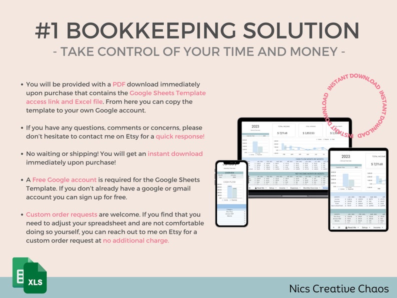 Ultimate Bookkeeping Spreadsheet, Google Sheets & Excel Templates ...