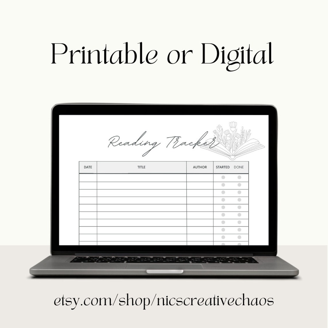 Reading Tracker Printable, Book Checklist Template, Book Tracker Chart ...