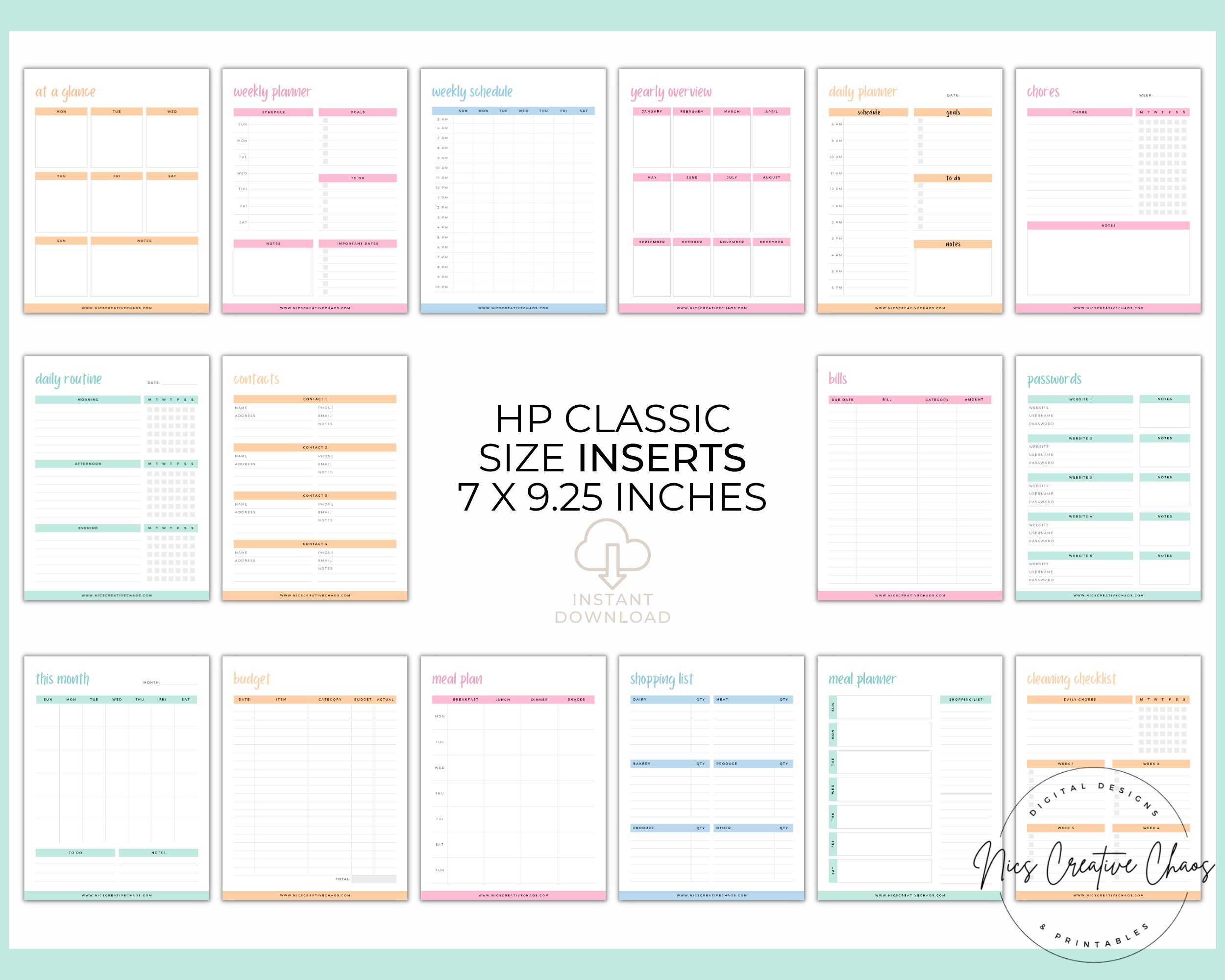 Printable Mom Planner BUNDLE | Daily, Weekly, Monthly & More | DIY ...