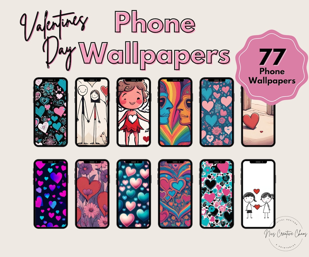 Phone Wallpapers Bundle, Retro Cell Phone Wallpaper, Cute Phone ...