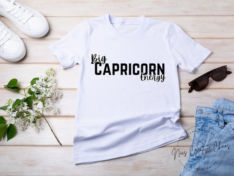 Big Capricorn Energy SVG PNG, Astrology Capricorn Cut Files, Capricorn ...