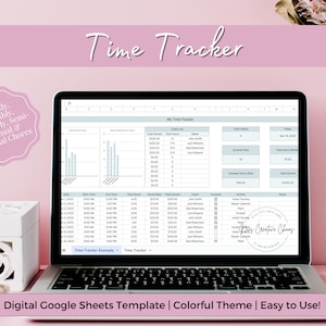 Time Tracker Spreadsheet Google Sheets, Freelancer Time Tracking, Pay ...