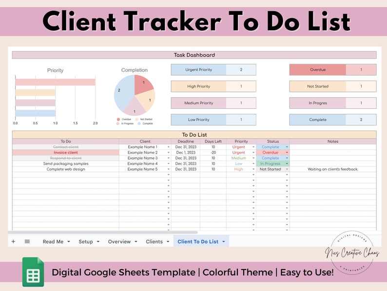 Client Tracker Spreadsheet, Google Sheets & Excel Client Tracker ... Client Tracker Spreadsheet, Google Sheets & Excel Client Tracker ...