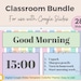 Google Slides Teacher Slideshow Templates, 28 Slide Classroom Bundle ...