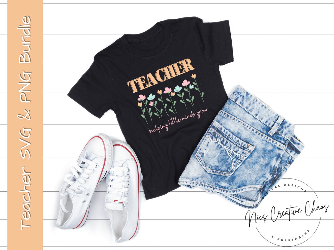 Teacher SVG Bundle, Teacher Cut Files, Teacher PNG BUNDLE, Educator ...