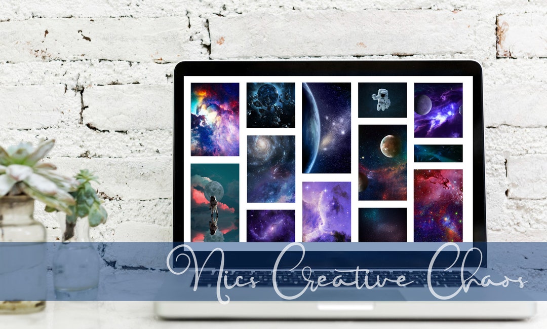 Space Wallpaper Desktop Organizer iPad Background for Your Apps and ...