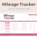 Expense Tracker, Mileage Tracking, Google Sheets & Excel Template ...