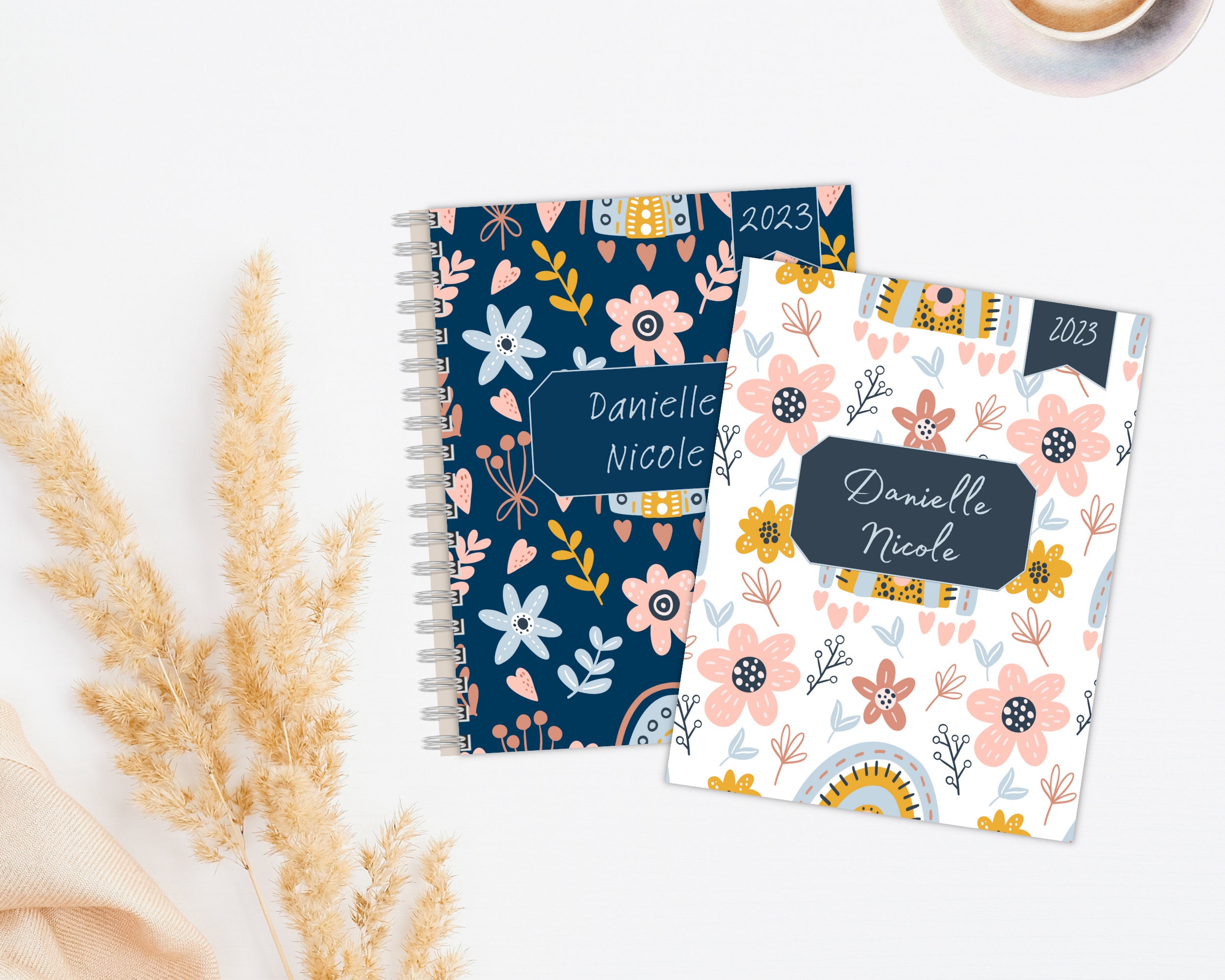 EDITABLE Planner Covers Printable or Digital Notebook Binder Covers or ...