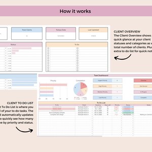 Fitness Client Tracker Spreadsheet, Google Sheets Template, Small ...