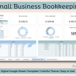 Ultimate Bookkeeping Spreadsheet, Google Sheets & Excel Templates ...