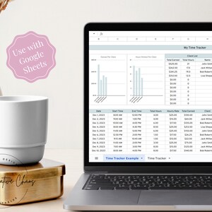 Time Tracker Spreadsheet Google Sheets, Freelancer Time Tracking, Pay ...