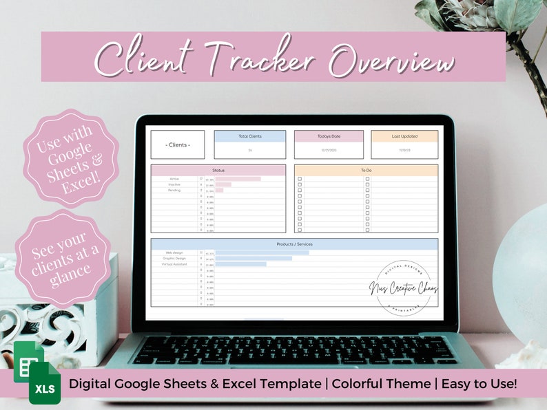 Client Tracker Spreadsheet, Google Sheets & Excel Client Tracker ... Client Tracker Spreadsheet, Google Sheets & Excel Client Tracker ...