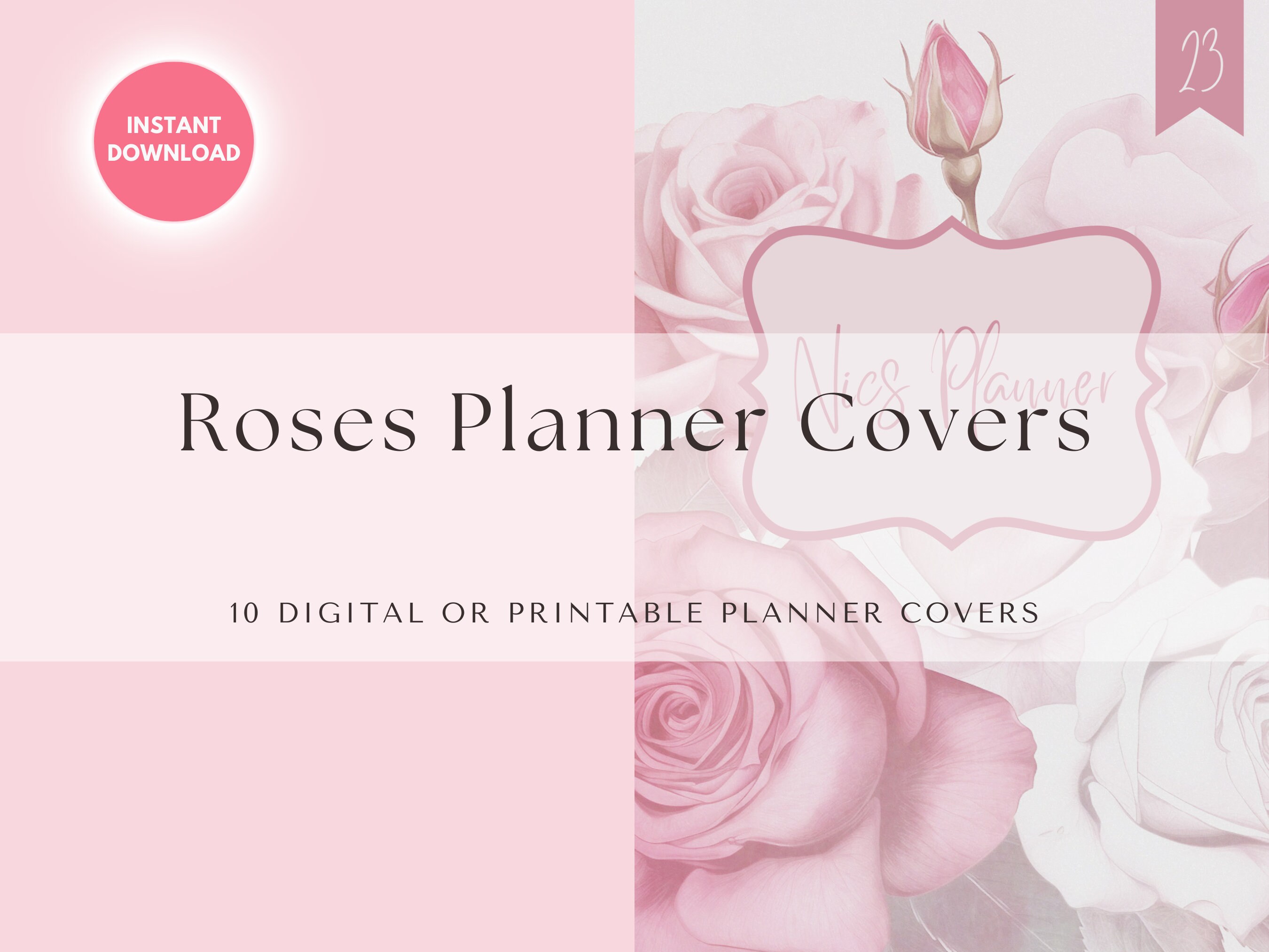 EDITABLE Planner Covers Bundle Printable or Digital Planner - Etsy