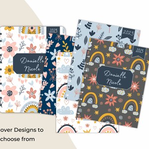 EDITABLE Planner Covers Printable or Digital Notebook Binder Covers or ...