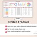 Order Tracker Spreadsheet, Google Sheets, Small Business Spreadsheet ...