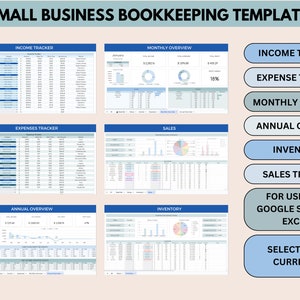 Ultimate Bookkeeping Spreadsheet, Google Sheets & Excel Templates ...