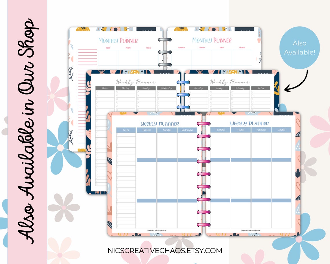 Notes & Checklists Planner Printable Bundle, to Do Lists Printable ...
