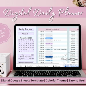 Google Sheets Assignment Tracker Spreadsheet Template, College ...