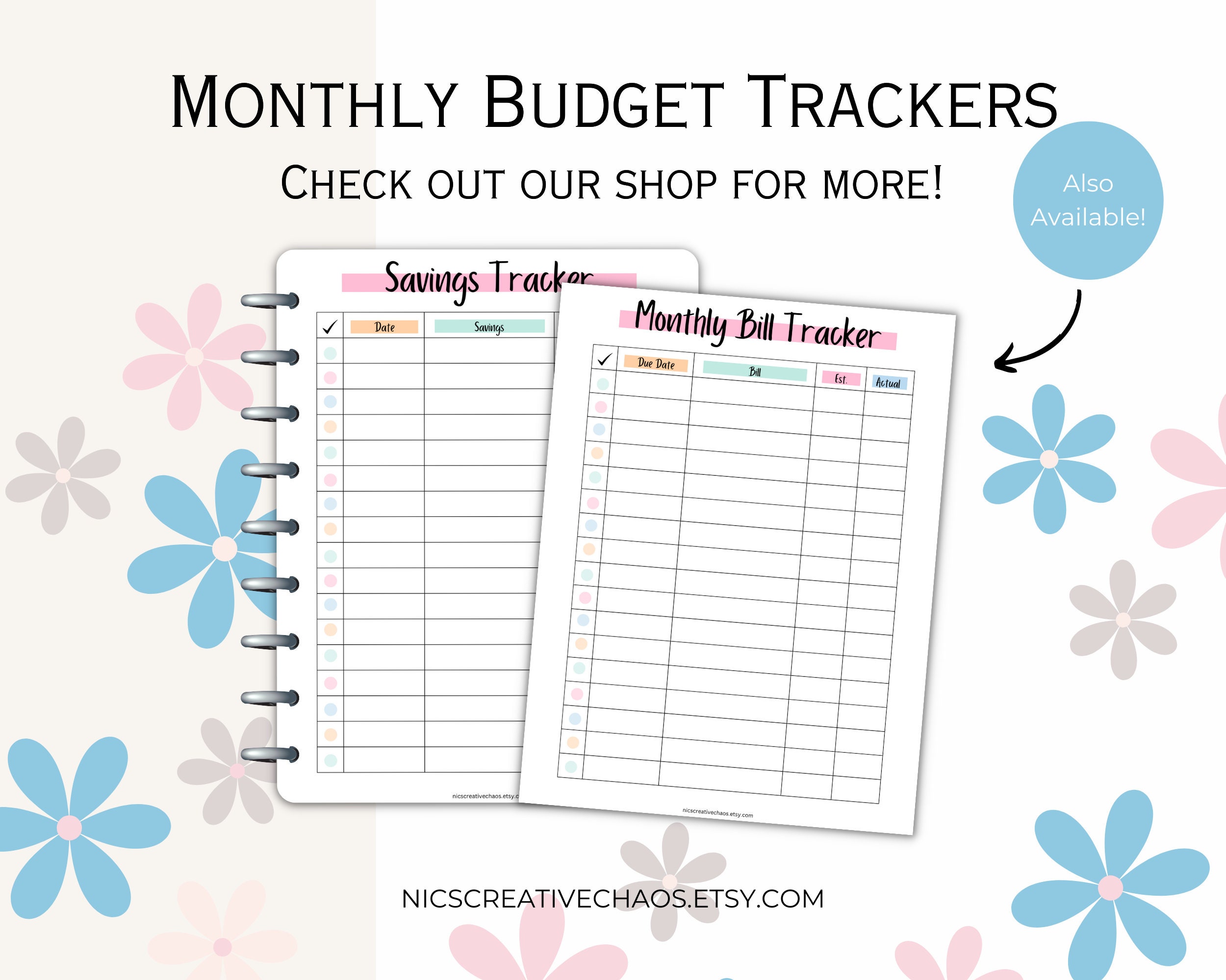 Notes & Checklists Planner Printable Bundle, to Do Lists Printable ...